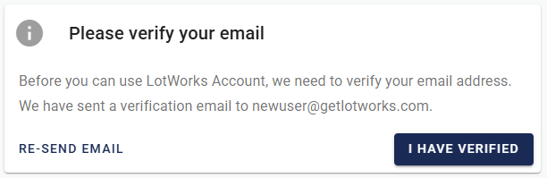 Creating Your LotWorks Account – LotWorks Help Center